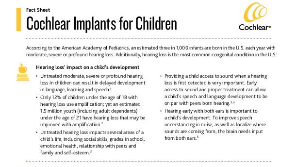 About cochlear implants
