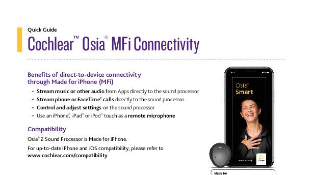 Accessories and connectivity guides